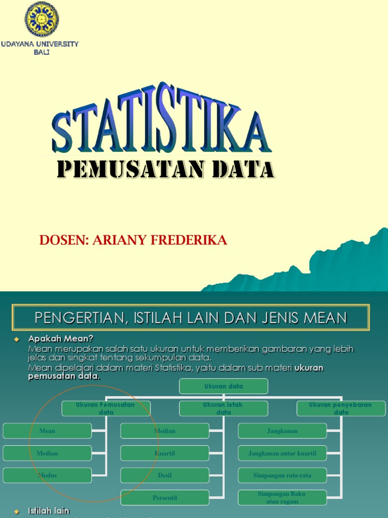 Pemusatan Data Mean Median | PDF