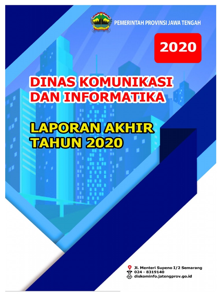 Laporan Tahunan Akhirr Diskominfo | PDF