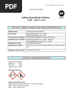10% NaOCl MSDS PDF | PDF | Toxicity | Personal Protective Equipment