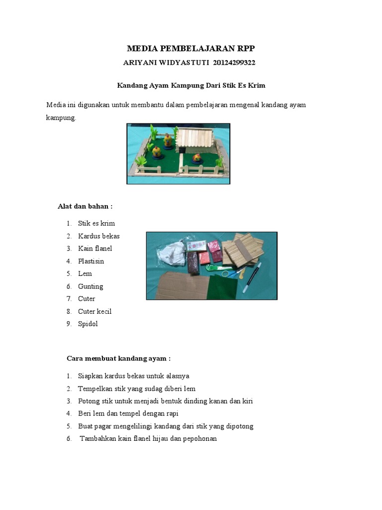 Media Pembelajaran RPPH 3 | PDF