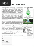 CPCB - Central Pollution Control Board Contacts | PDF
