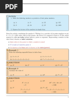 Law of Indices Answers | PDF