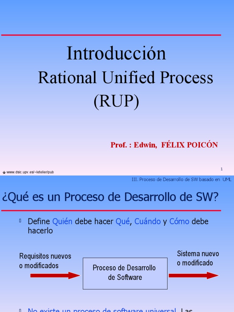Introducción al RUP y UML | PDF | Lenguaje de modelado unificado ...