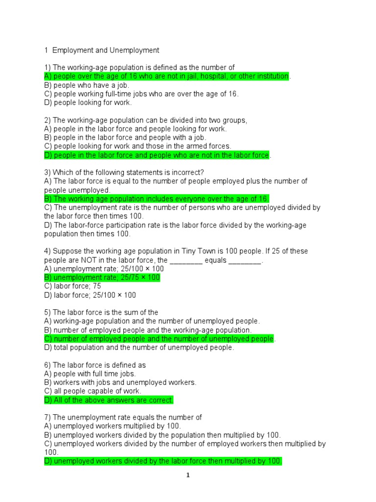 Understanding the Components of Unemployment: Labor Force, Employment ...