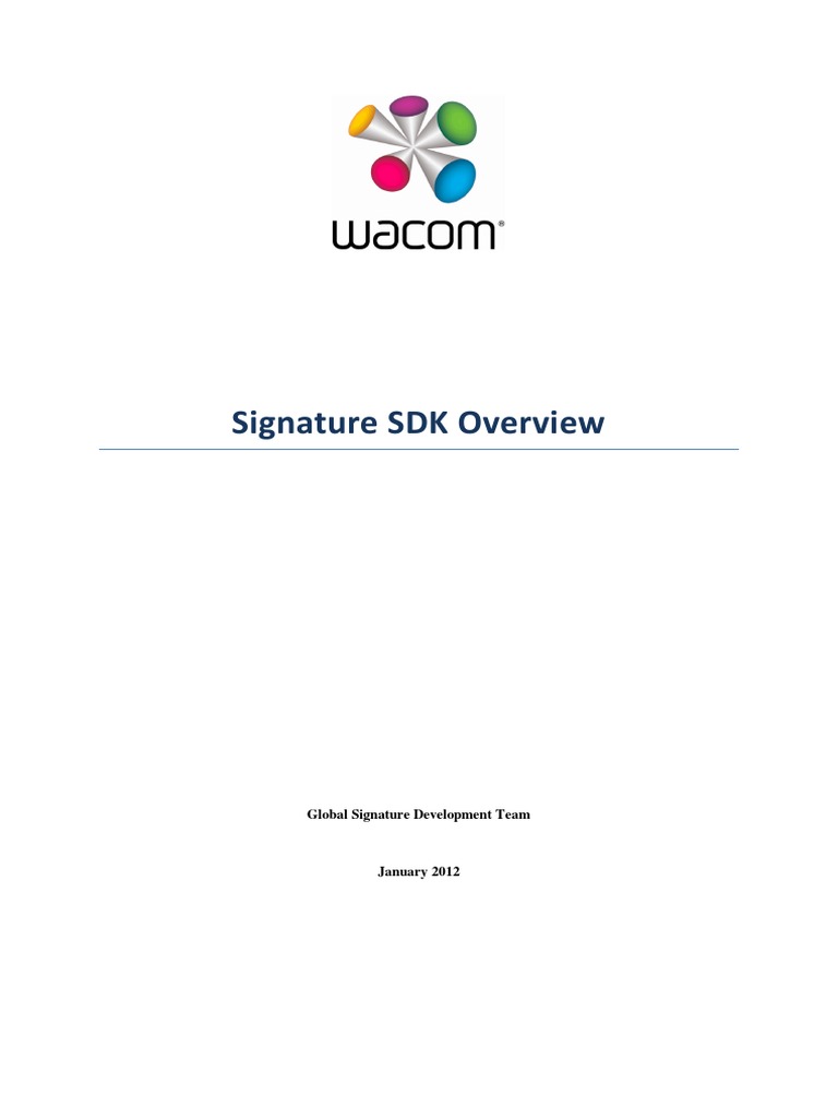 Signature SDK Overview: Global Signature Development Team | PDF ...