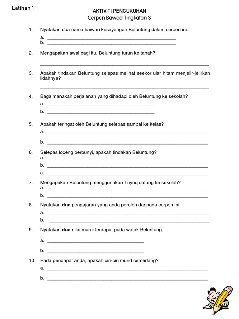 Latihan 1 Bawod | PDF