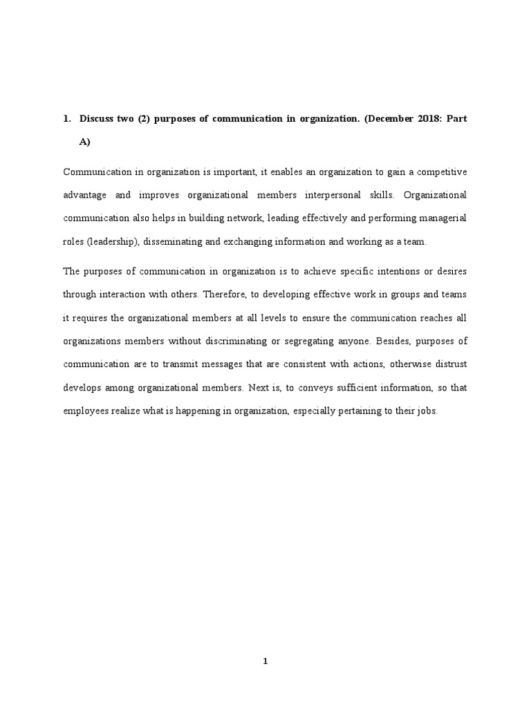 Individual Assignment (MGT400) | PDF | Nonverbal Communication ...