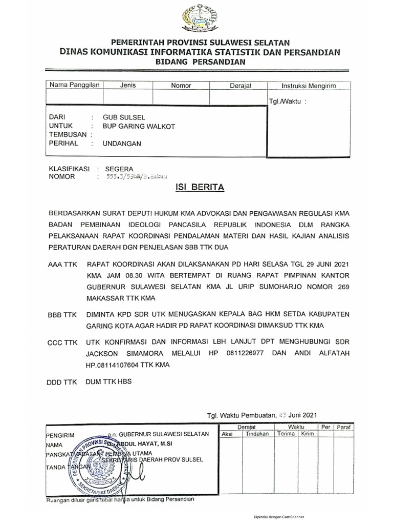 Undangan Bpip Ri | PDF