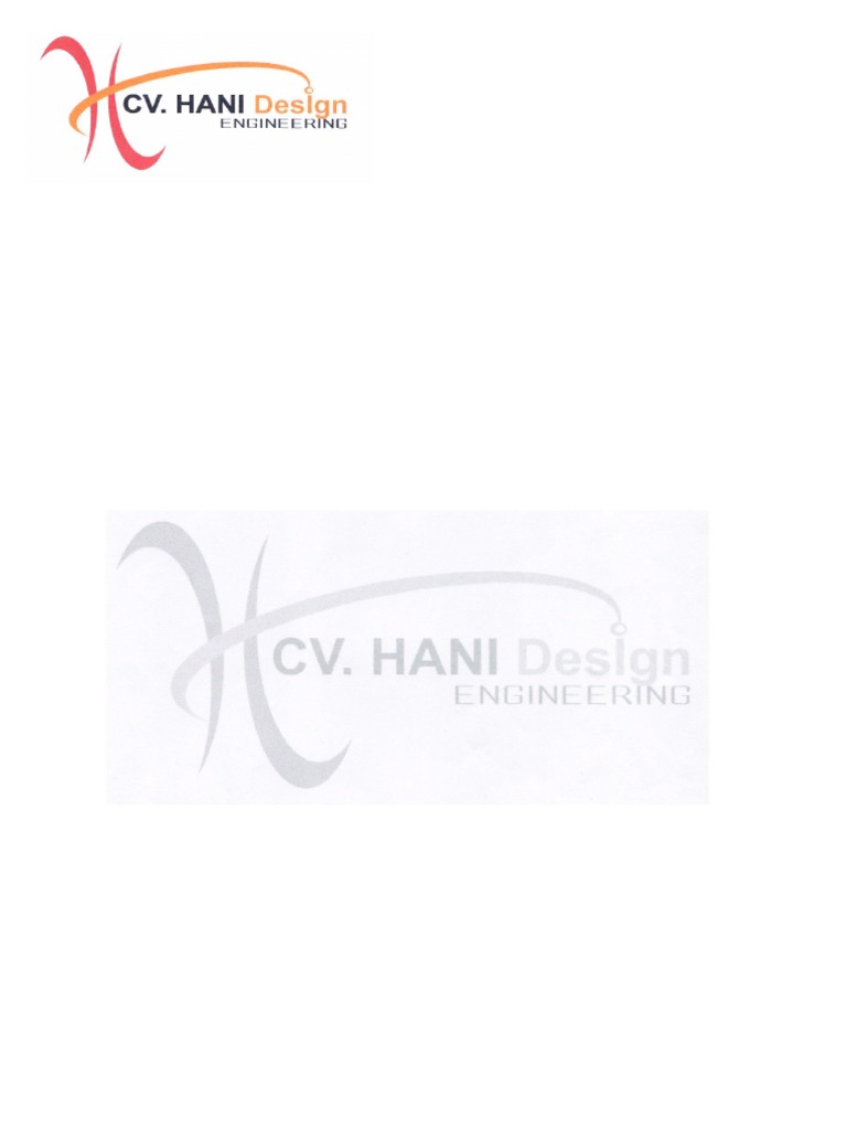 Cv. Hani Design Engineering | PDF