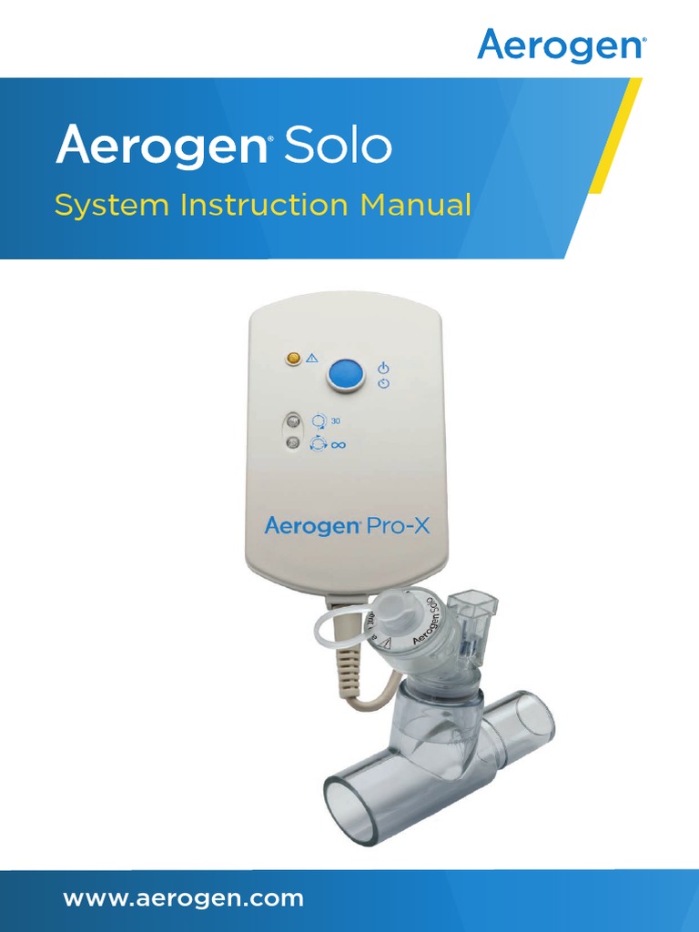 Aerogen Solo Instruction Manual ROW | PDF | Electromagnetic ... Aerogen Solo Instruction Manual ROW | PDF | Electromagnetic ...