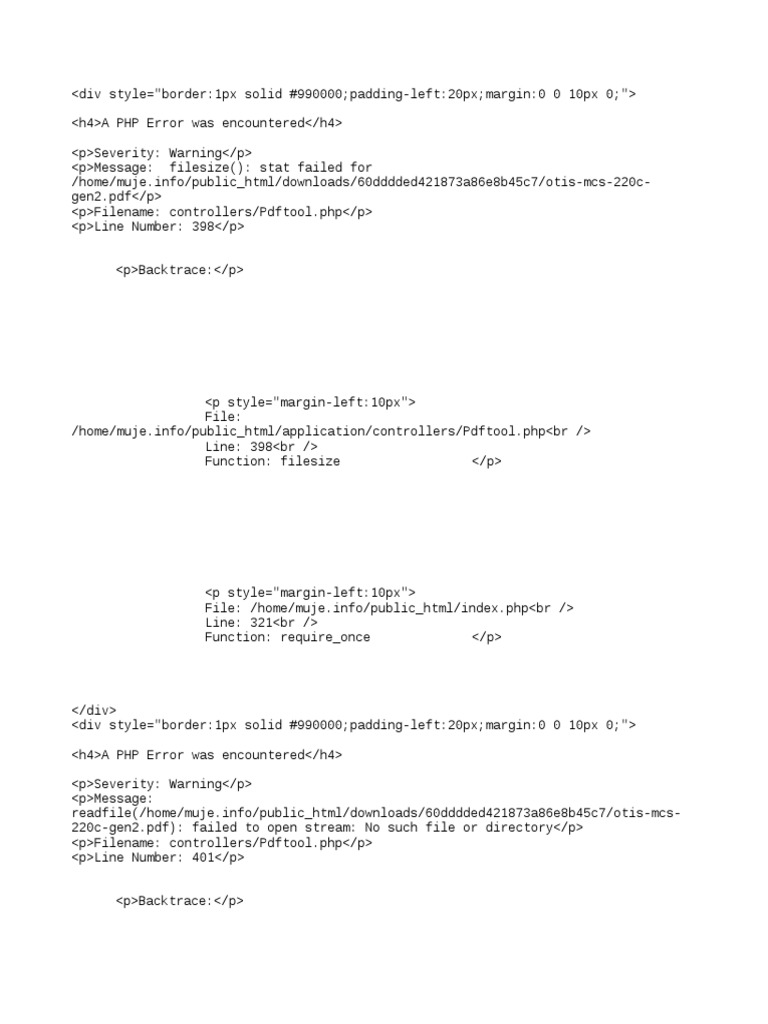 Otis Mcs 220c Gen2 | PDF