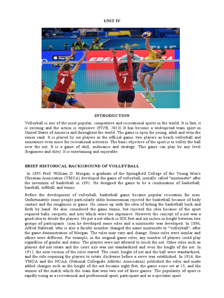 Module II - Volleyball | PDF | Volleyball | Leisure
