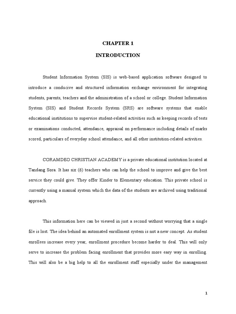 Student Information System Pdf Usability Microsoft Access