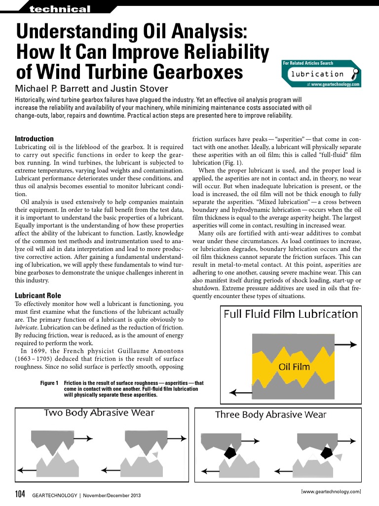 Understanding Oil Analysis | PDF | Lubricant | Wear