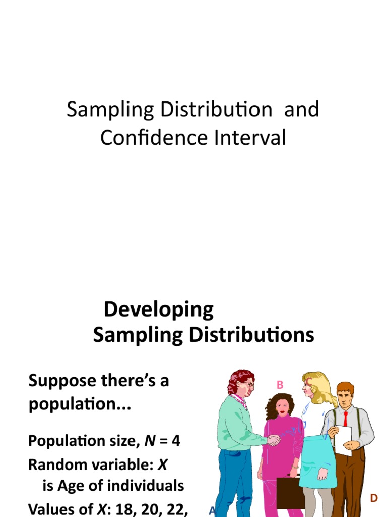 Sampling Distribution and Confidence Interval | PDF | Confidence ...