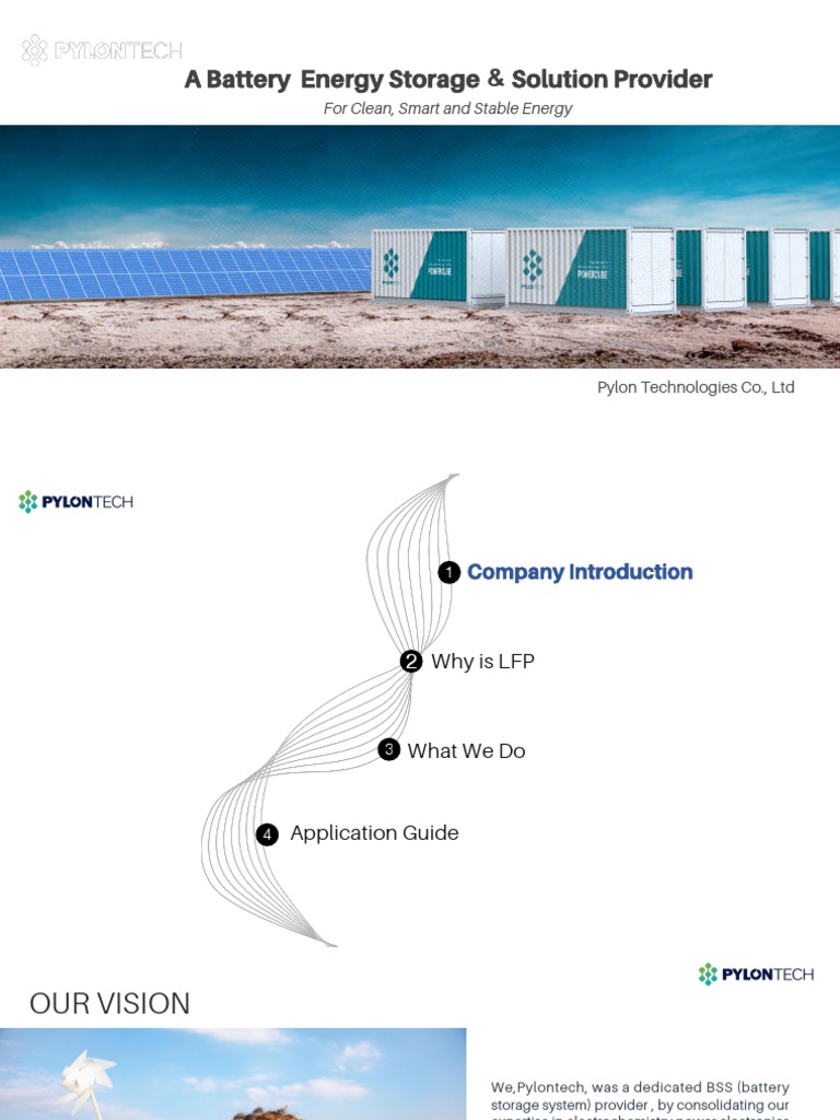 A Battery Energy Storage & Solution Provider: For Clean, Smart and ...