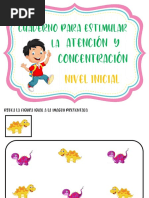 Cuadernillo Atención Concentración (20 Actividades) | PDF