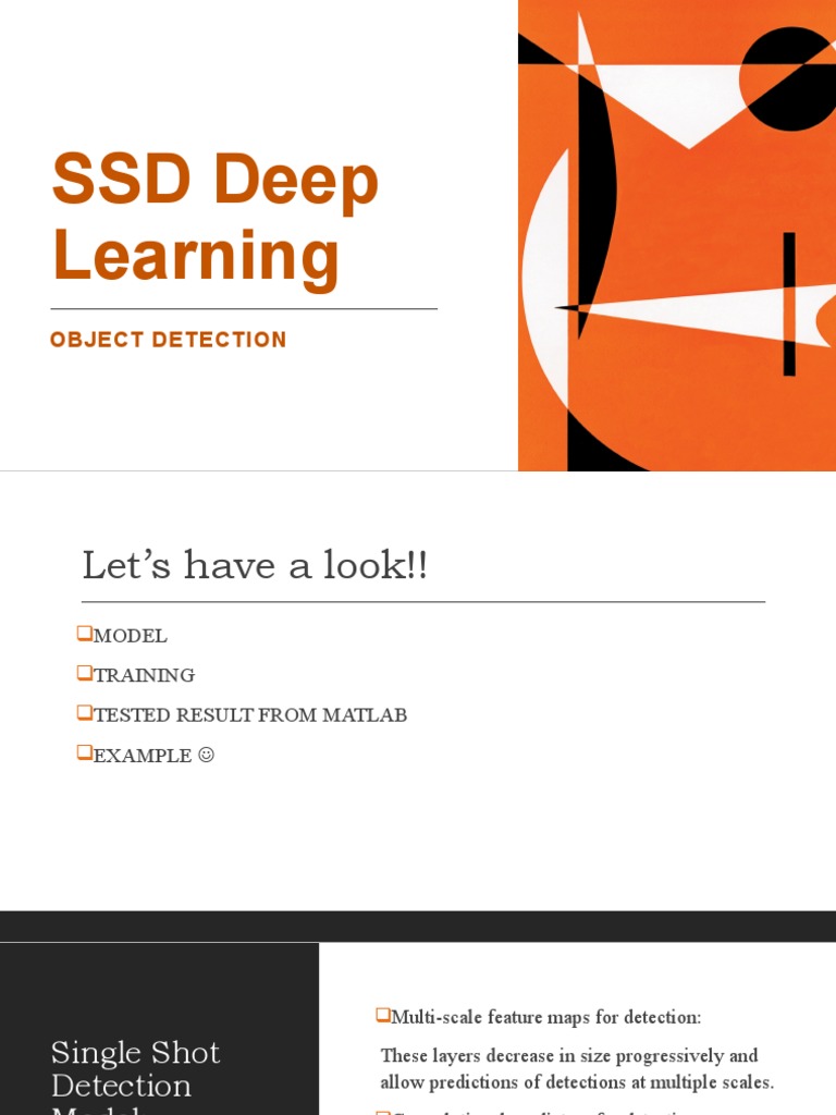 SSD Deep Learning: Object Detection | PDF | Cybernetics | Applied ...