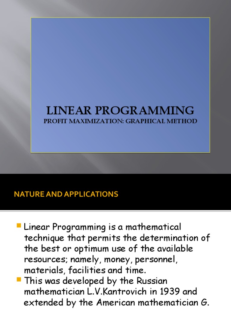 LP Maximization Graphical Method 2021 | PDF | Linear Programming | Mathematics Of Computing