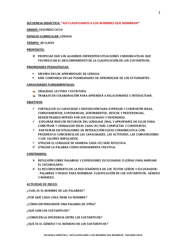 3 - El Sustantivo | PDF | Sustantivo | Palabra