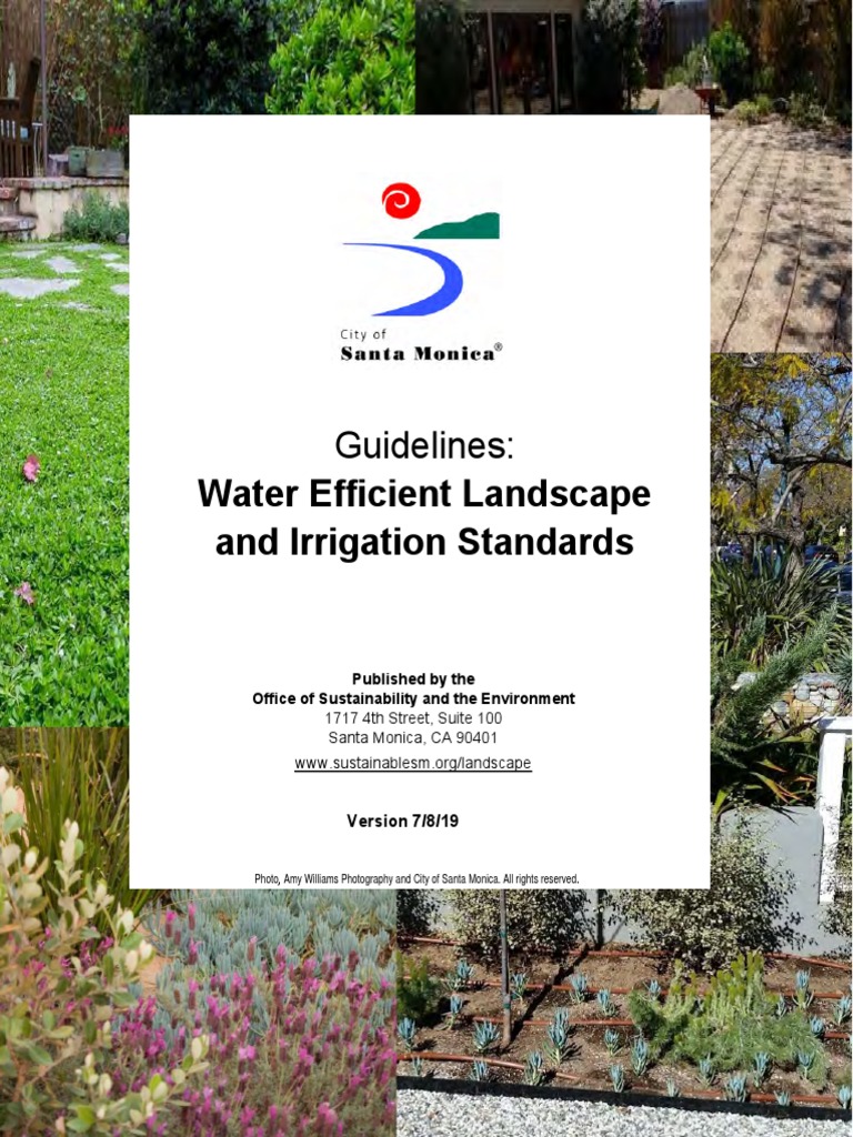 Water Efficient Landscape and Irrigation Standards: Guidelines | PDF | Mulch | Irrigation