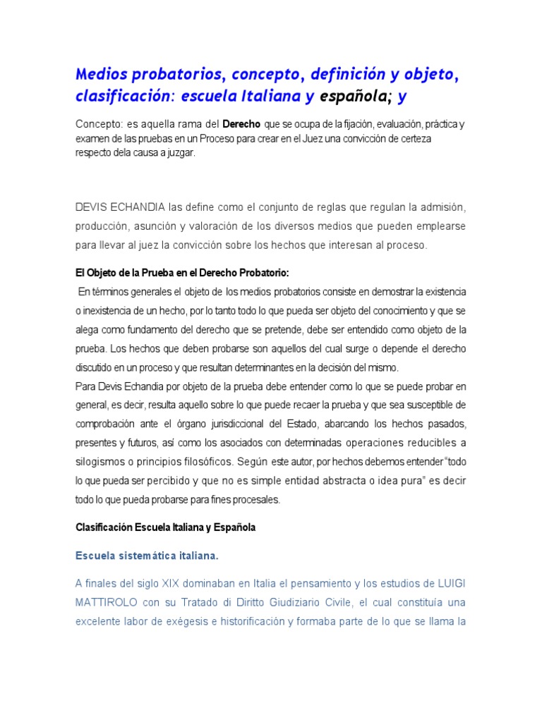 Infografia Medios Probatorios | PDF | Evidencia (ley) | España