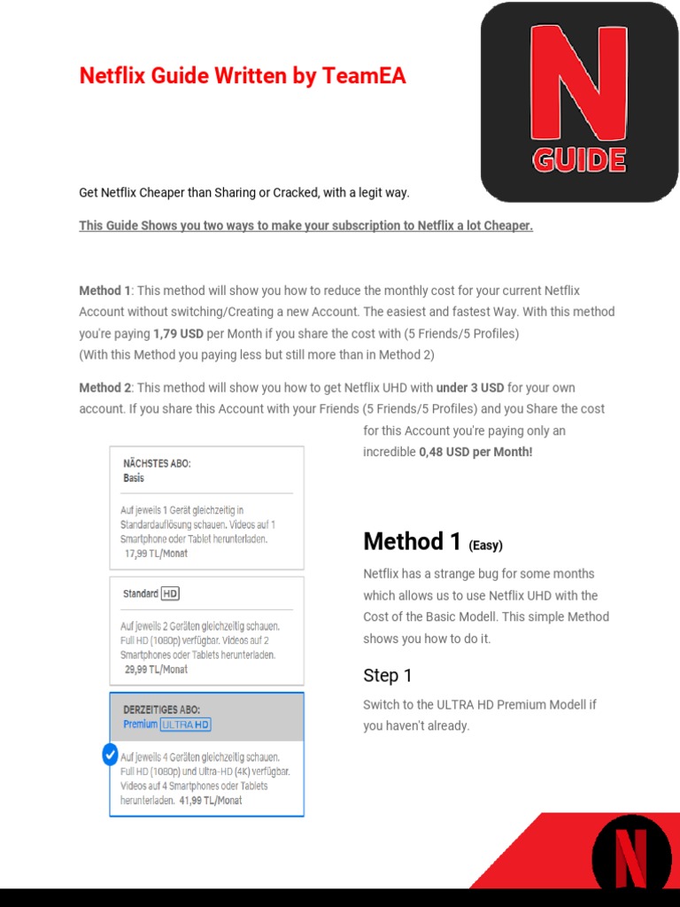 Netflix Method | PDF | Proxy Server | Netflix