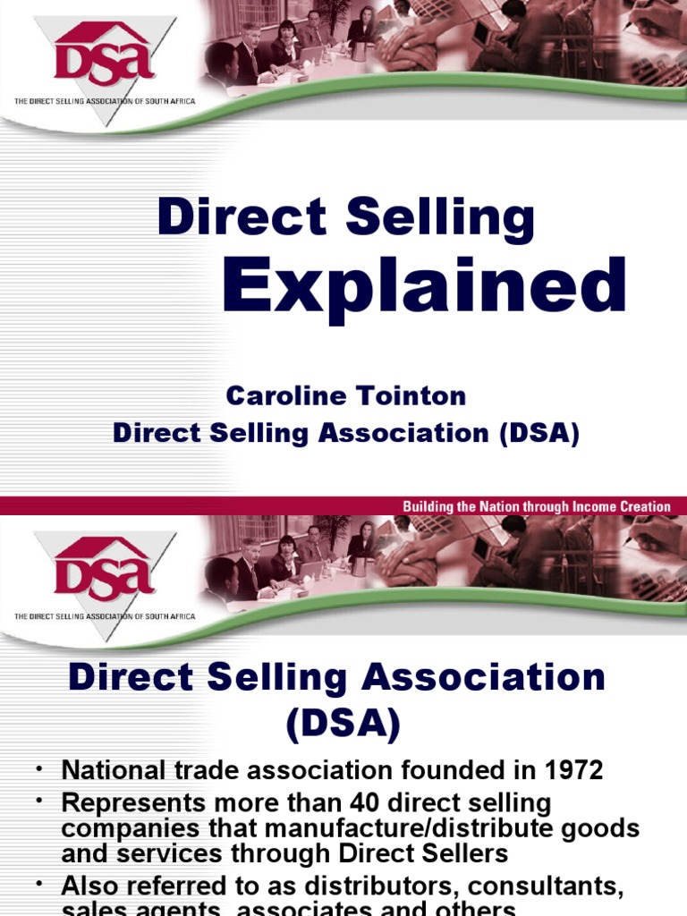 Understanding Direct Selling Basics | PDF