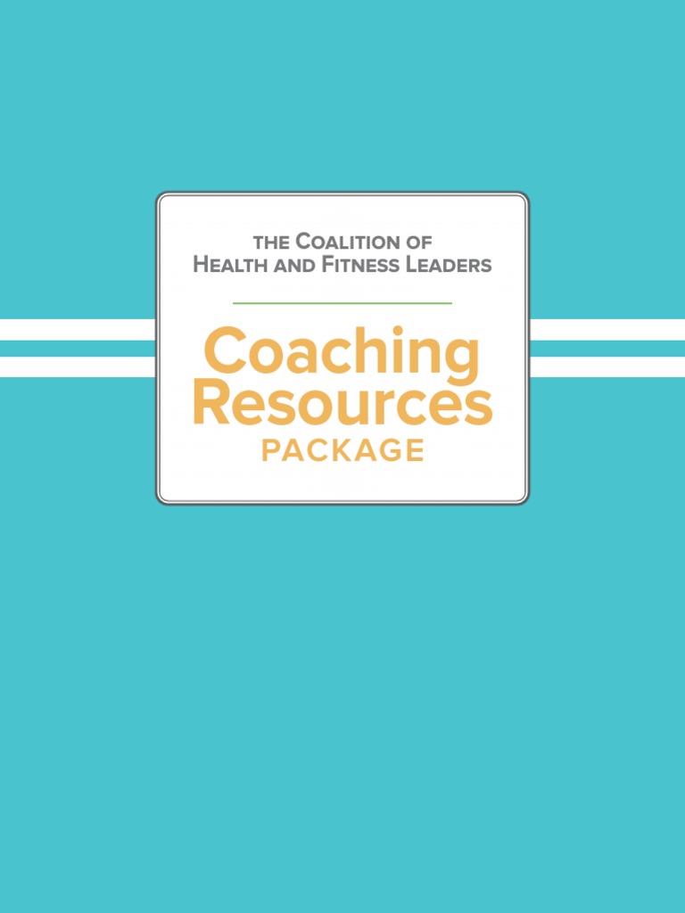 CHFL - Coaching Resource Package | PDF | Influenza | Dietary Supplements