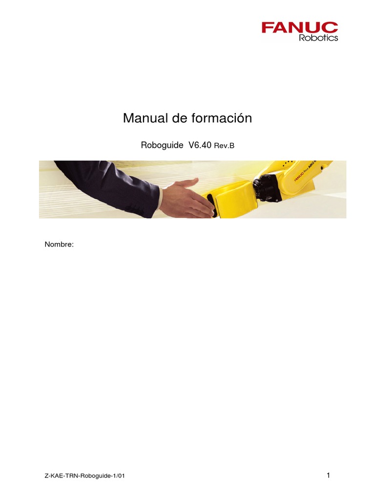 FANUC - RG - Training Manual (ES) | PDF | Ventana (informática) | Robot