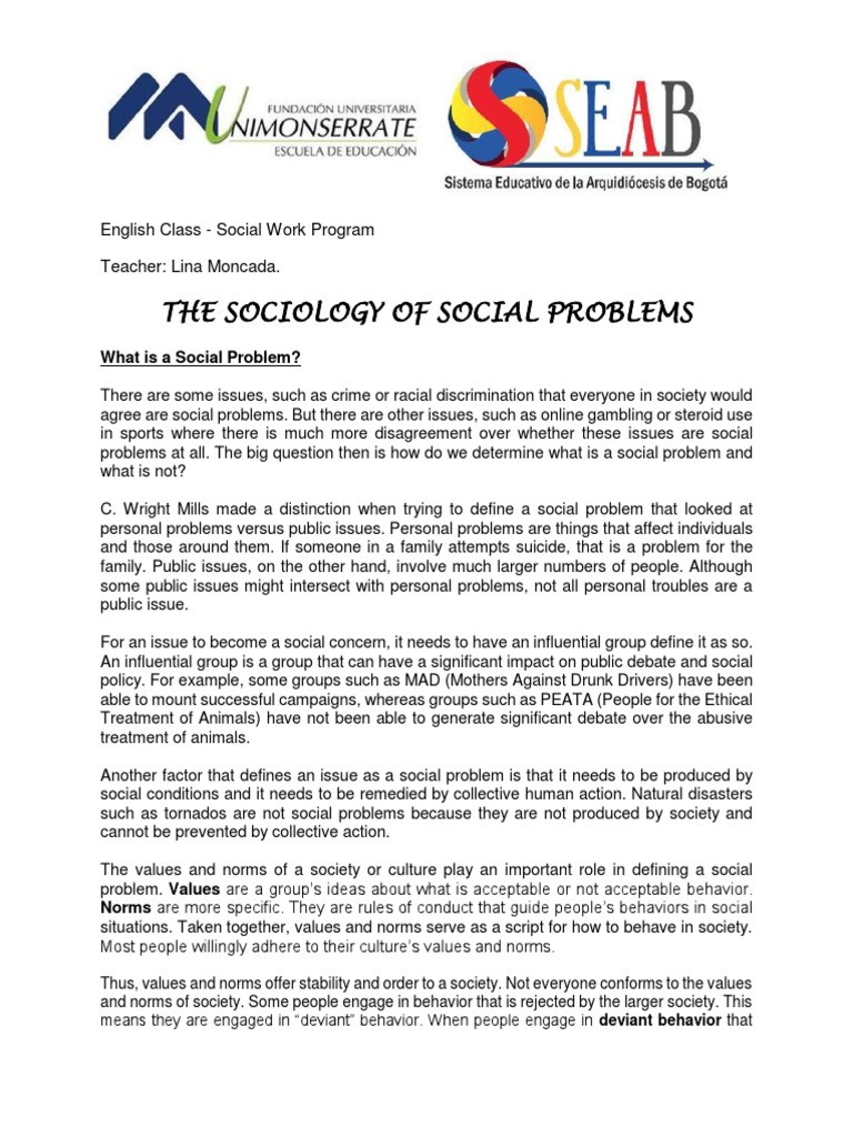 Understanding Social Problems | PDF | Value (Ethics) | Deviance (Sociology)