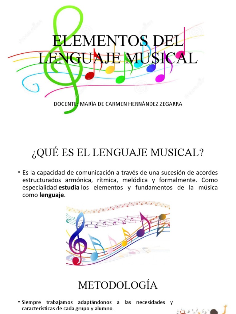 Elementos Del Lenguaje Musical | PDF