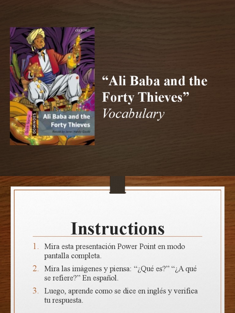 Ali Baba and The Forty Thieves | PDF