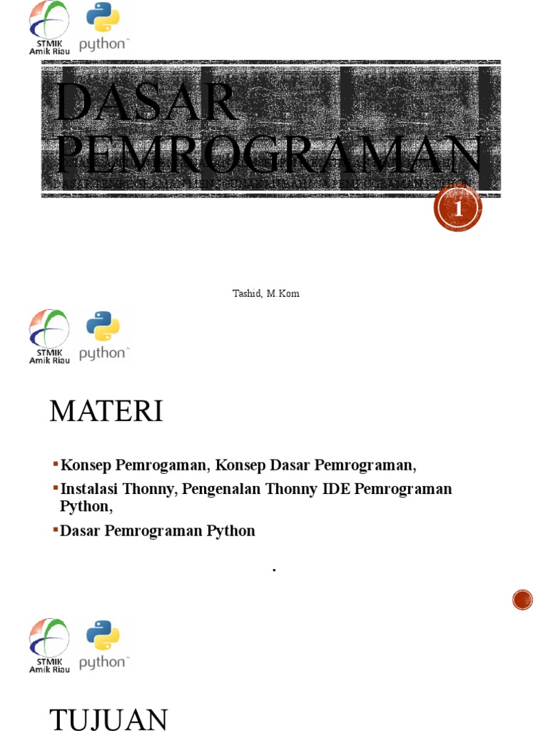 2 Konsep Innyalasi Dasar Python | PDF