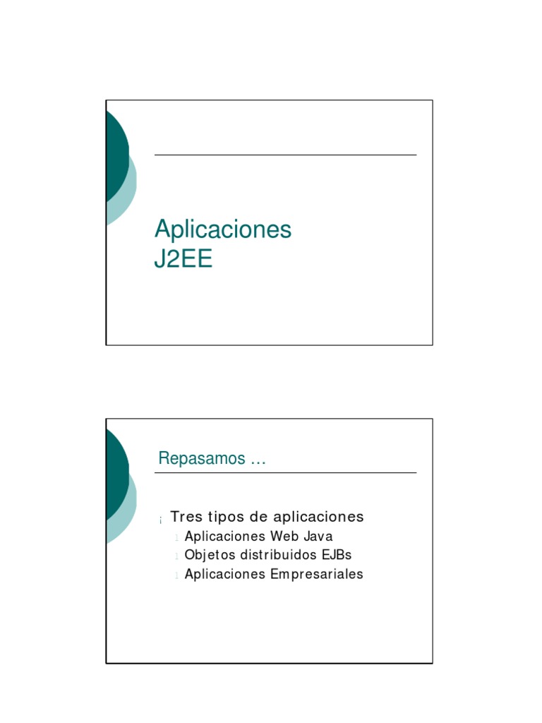 Aplicaciones Empresariales J2EE | PDF | Páginas del servidor Java | Plataforma Java
