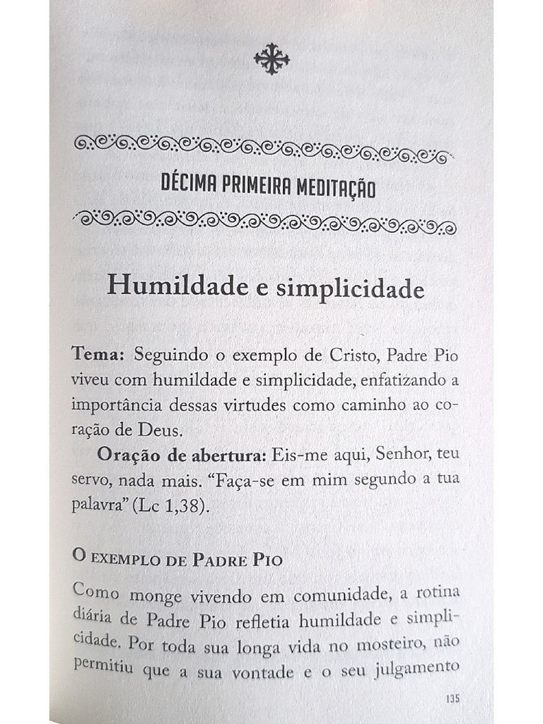 11° Dia - Humildade e Simplicidade | PDF