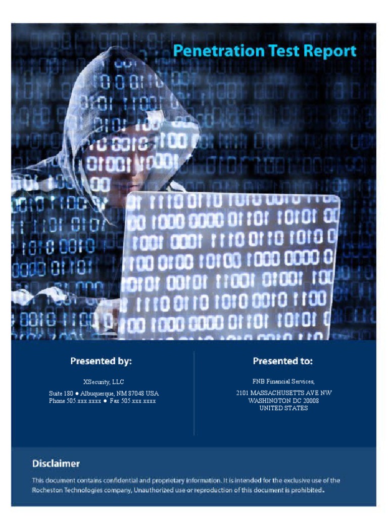 Sample Penetration Testing Report Abhijitt Chougulle | PDF ...
