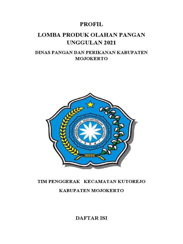 Profil Produk Unggulan 2021 Kec KUTOREJO FIX TERAKHIR | PDF | Memasak ...