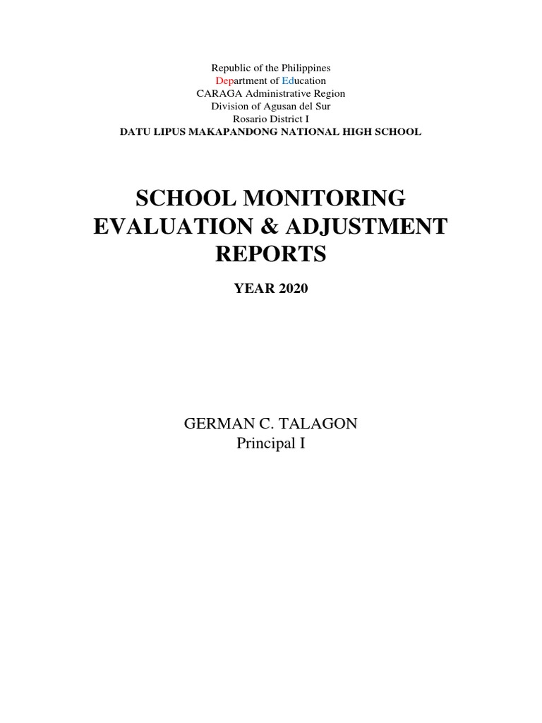 SMEA Report 2020 | PDF | Monitoring And Evaluation | Governance