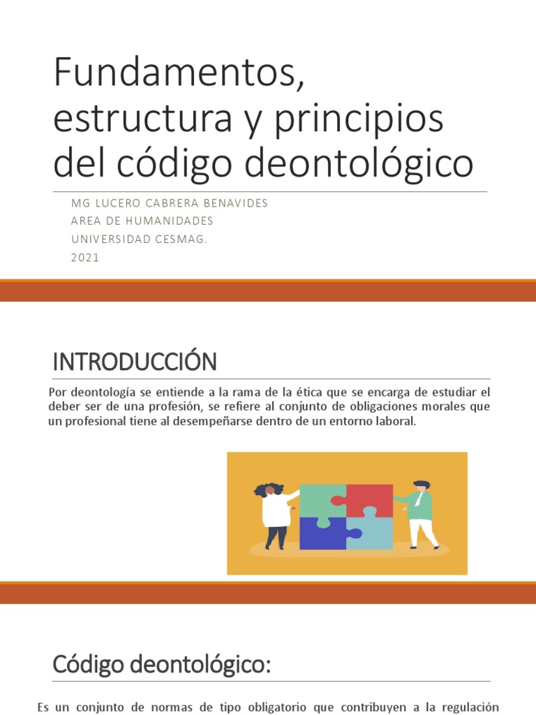 Fundamentos del Código Deontológico | PDF | Science | Ciencia y Tecnología