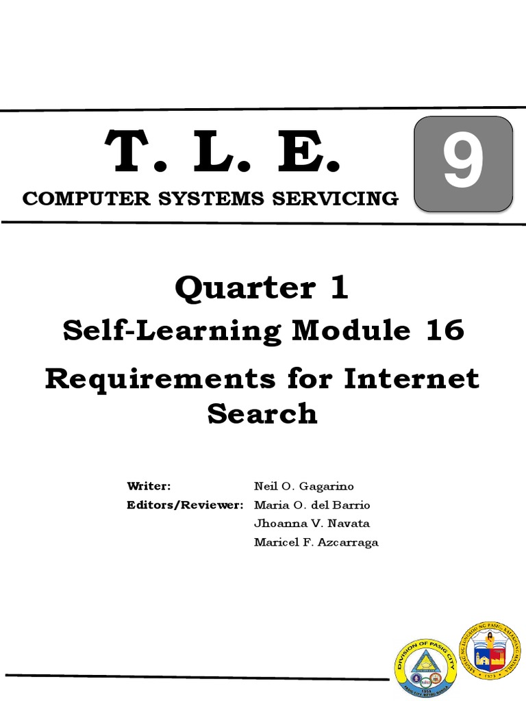 Tle CSS9 Q1 M16 | PDF | Hyperlink | Web Technology