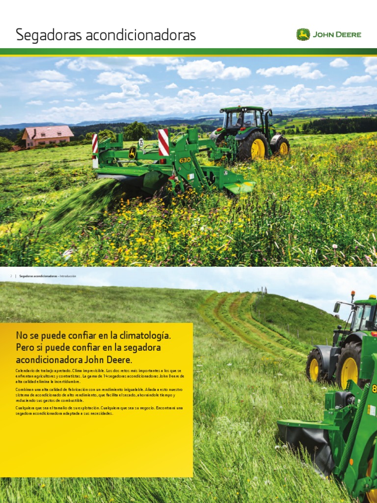 Segadoras Acondicionadoras Es (E4b) | PDF | Engranaje | Tractor