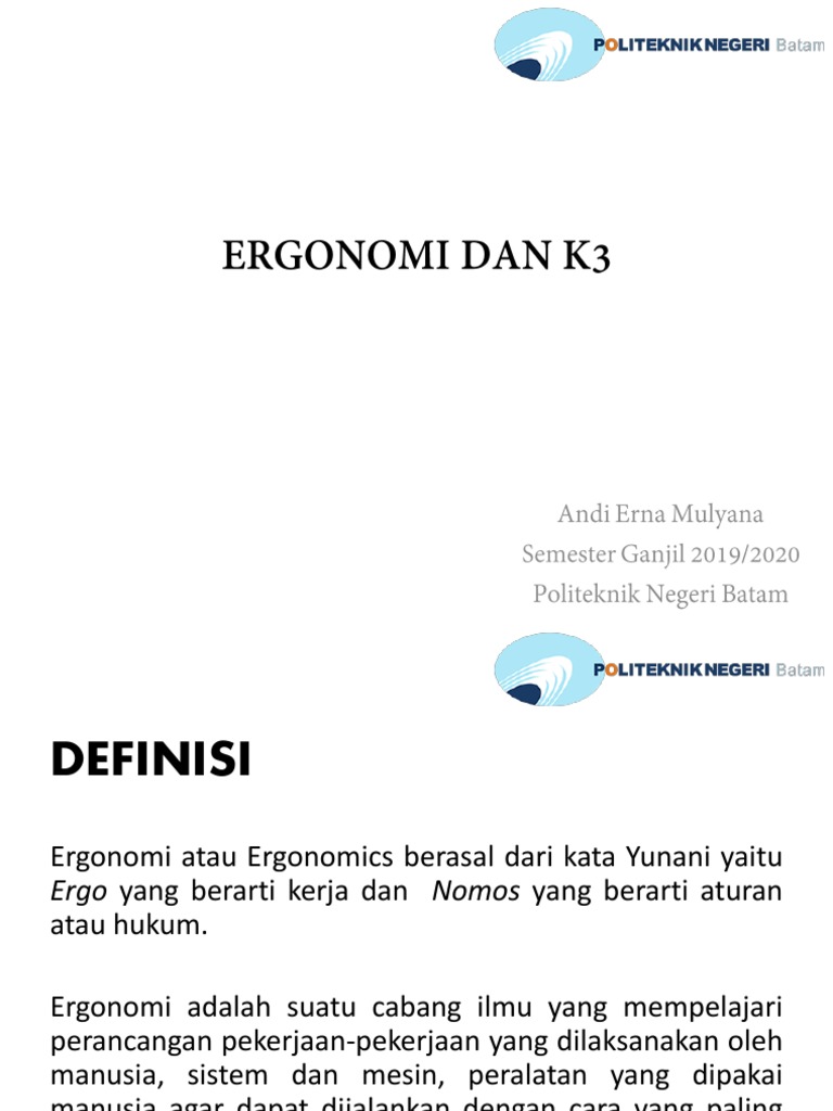 9 Ergonomi Dan K3 | PDF | Kesehatan Holistik | Komputer