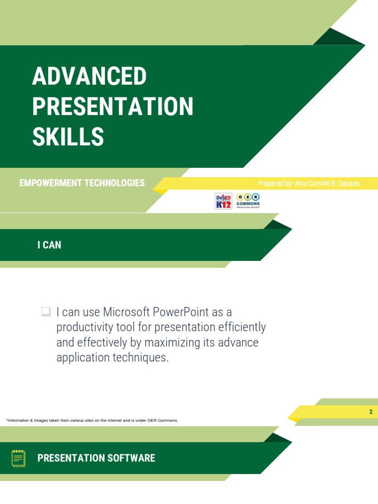6 Advance Presentation Skill | PDF | Microsoft Power Point | Software