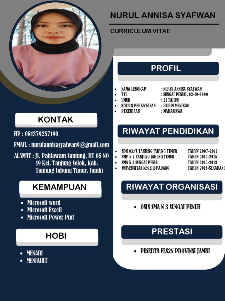 CV Nurul | PDF
