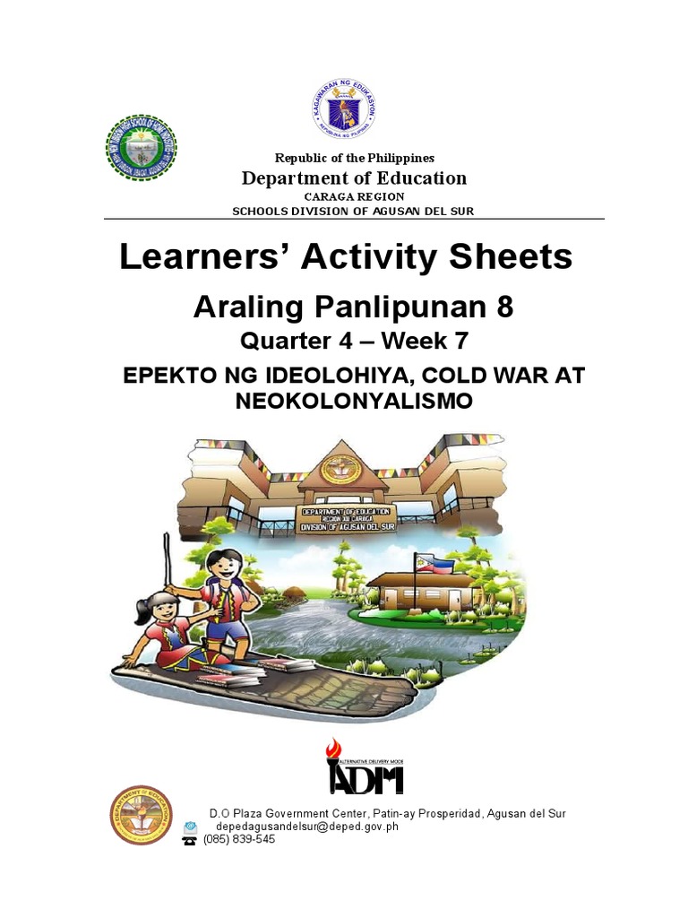 Learners' Activity Sheets: Araling Panlipunan 8 | PDF