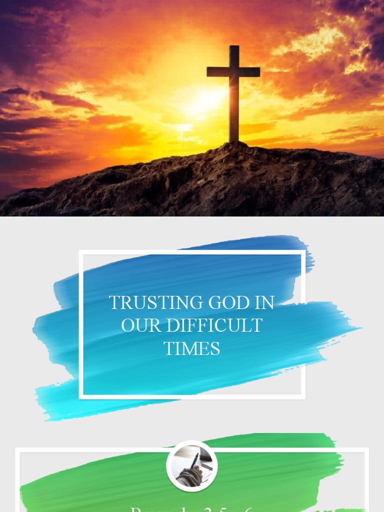 Trusting God in Our Difficult Times | PDF | David | Saul