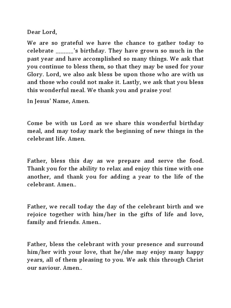 Grace Prayers | Download Free PDF | Amen | Jesus