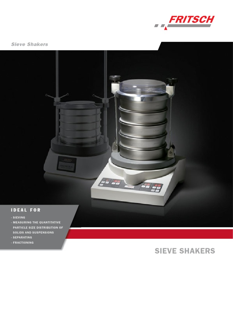 A Guide to Fritsch Sieve Shakers: Models, Features, and Applications ...