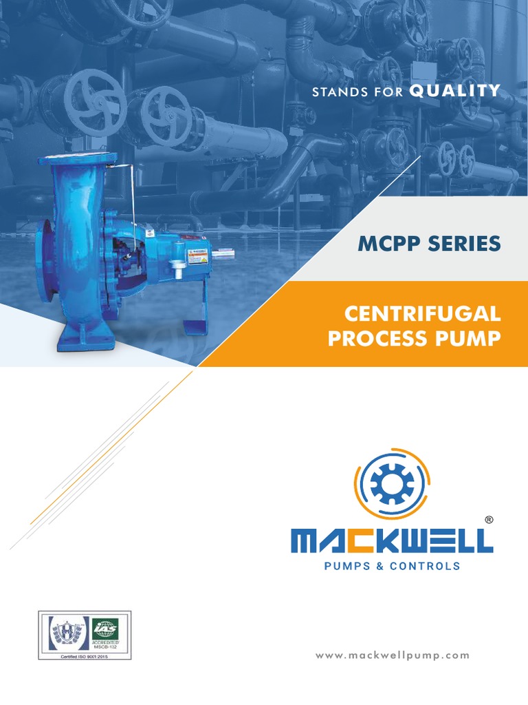 MCPP Series: Centrifugal Process Pump | PDF | Bearing (Mechanical) | Pump